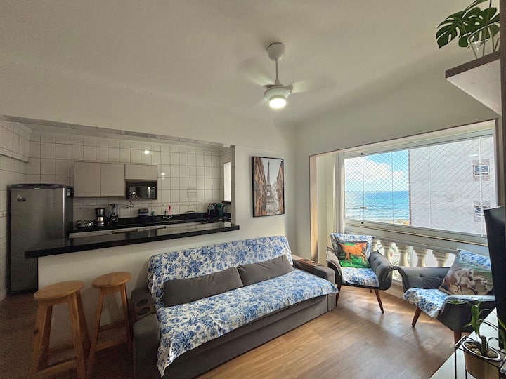 Ap De Cara P/ O Mar. Em 6x Sem Juros! - Praia Grande