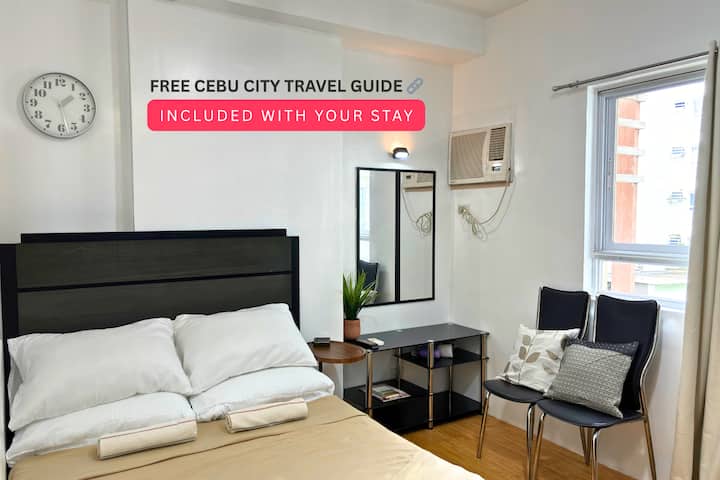 Clean Studio + Fast 200mbps Wifi + Self Check-in - Cebu