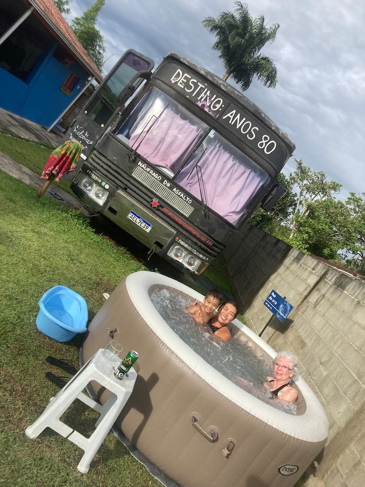 Casa Sobre Rodas (ÔNibus) Motorhome - Peruíbe