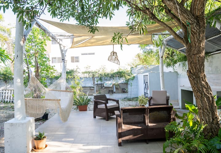 Apartment W/ Private Garden, Bbq & Ground Floor - La Romana