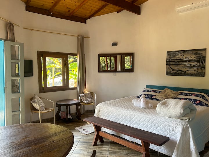 Viver A Ilha – Loft 90m Mar • King • Condomínio - Ilhabela