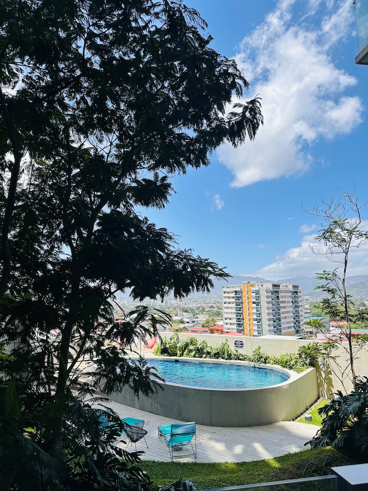 30 Mins Sjo | Pool View | Premium Appt | Parking - San José