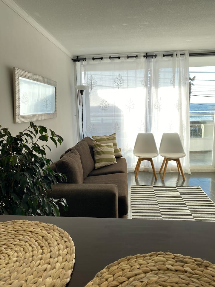 Descanso Frente Al Mar Terraza Panorámica+piscina - La Serena