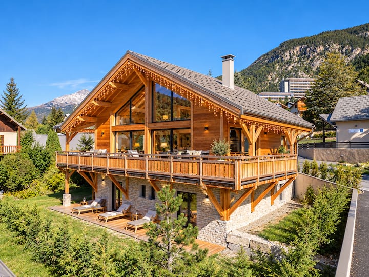 Chalet Luxe & Spa, Black Pearl, 12 Personnes - Briançon