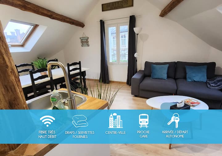 "Le Gutenberg" - Proche Quais La Loire - Climatisé - Tours