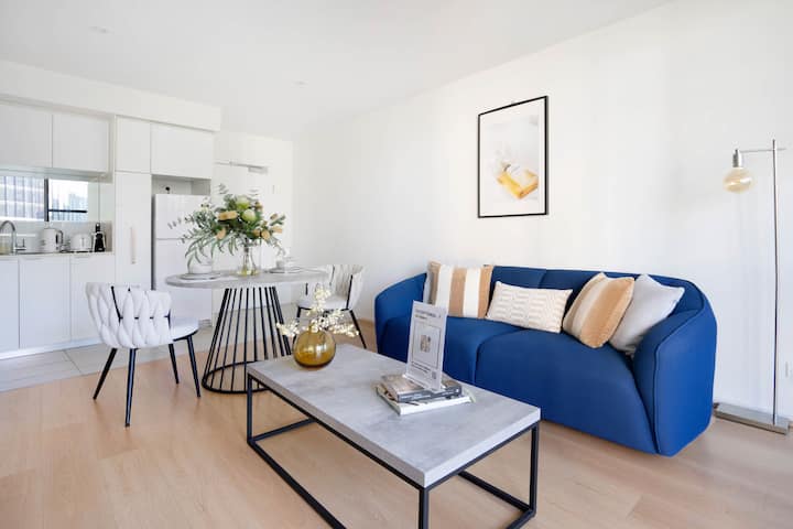 Charming 1br Southbank W Balcony & Free Parking - Melbourne