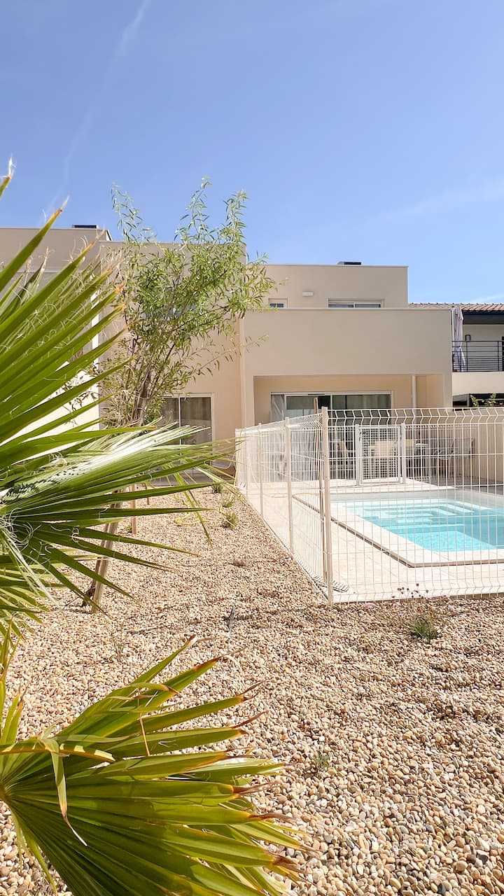 Villa Dolce Vita, Petit Havre De Paix Avec Piscine - Narbonne