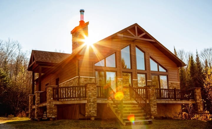 "Lechâteau" Spa-wifi-bbq-privé-sallejeux-discret - Lac-Simon