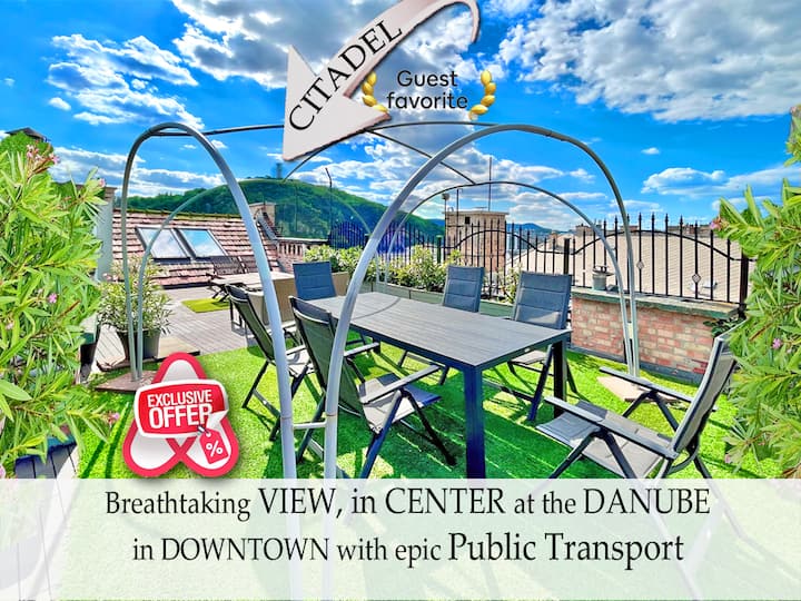 Centre Terrasse Panorama @Danube, Ac, Wifi - Budapest