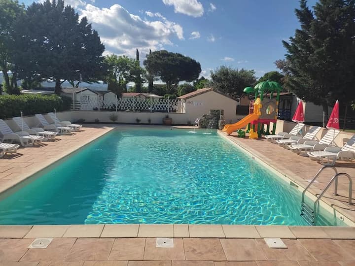 Zecamping 3* Mobil Home 32m² Piscine - Anduze