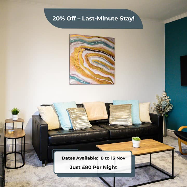 Aqua/2br/2bathrm/wifi/parking/christie/5*location - Manchester