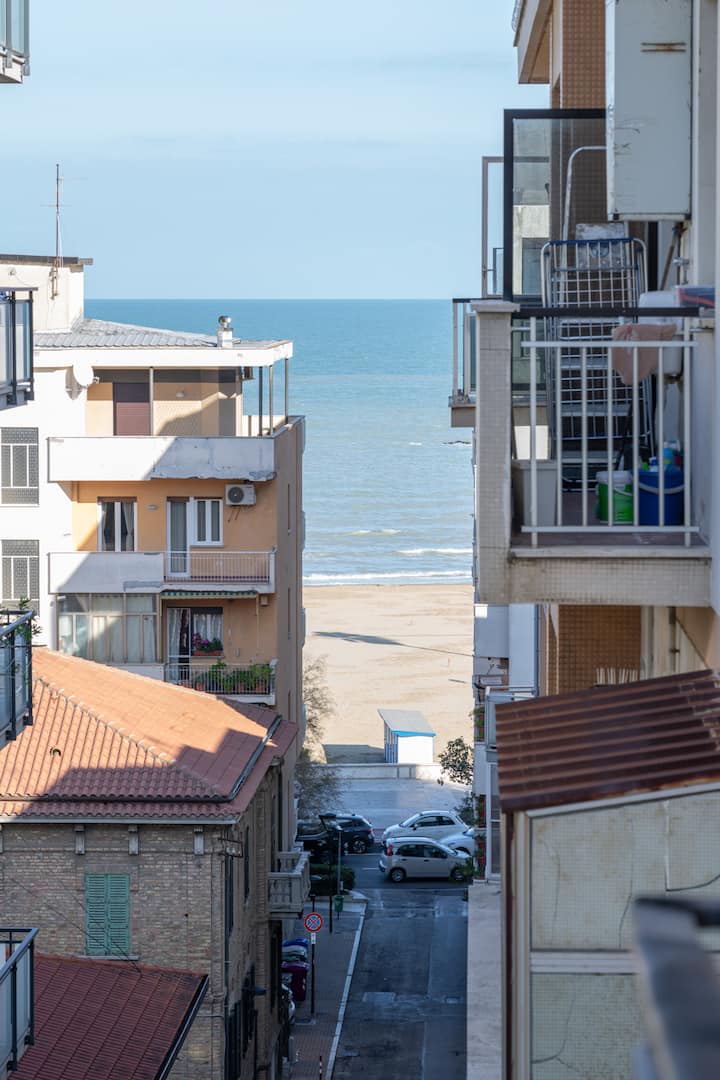 Pescara 100m Sea | 2 Suites | 3 Balconies Sea View - Pescara