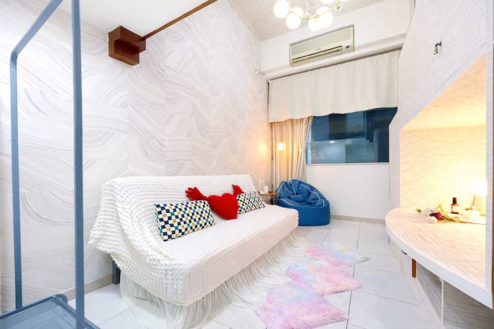 Ximending𓇬k6絹𓇬taipei 101𓇬3房住2-6人mrt 西門站𓇬五星飯店床墊 - 龜山區