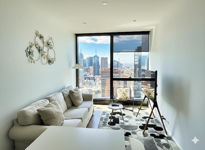 1b1b With Breathtaking City Views - Melbourne