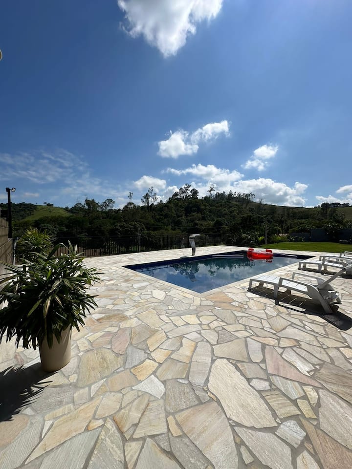 Casa De Campo Com Vista Para Nascer E Por Do Sol. - Socorro