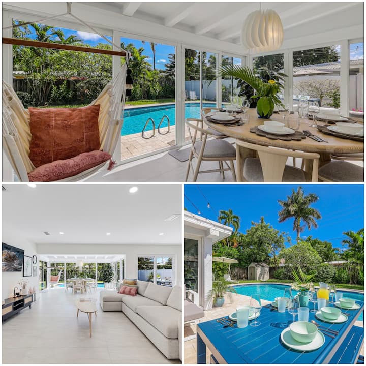 Outstanding Modern Villa/heated Pool/mins To Beach - Fort Lauderdale, FL