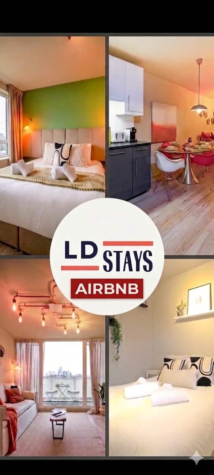 City Views 2br King Bed. Longer Stay Stays Welcome - London Bridge Station