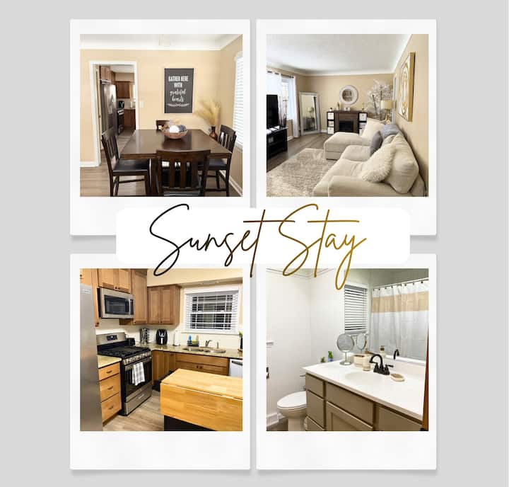 Sunset Stay | 3bd, 1ba | Near The Dsm Airport - デモイン, IA