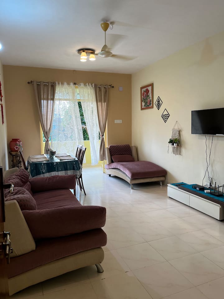 Meadow View 1bhk Flat W/wifi Ac By Cq - Goa