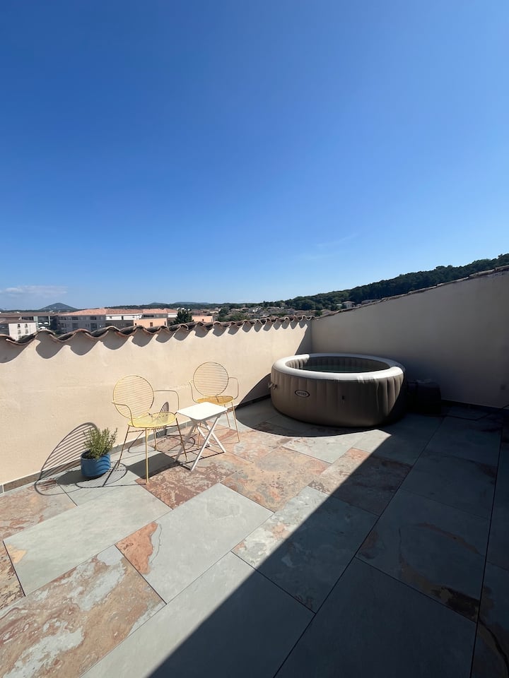 Appartement Spacieux Et Charmant*jacuzzi*terrasses - Montélimar