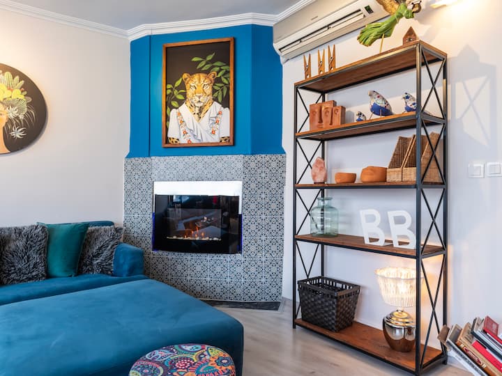 Perfect Cute Dublex Home W/colorful&ethnic Decor - Istanbul