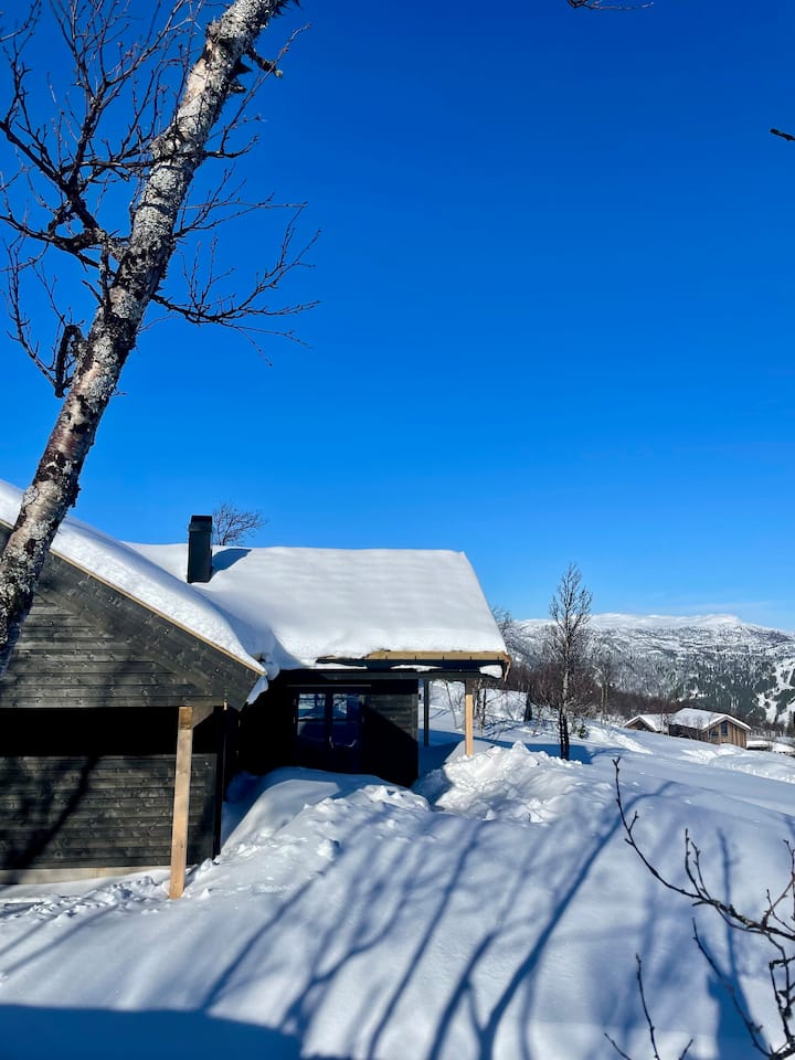 Moderne Familiehytte M Ski-in/out, Panoramautsikt - Norvège
