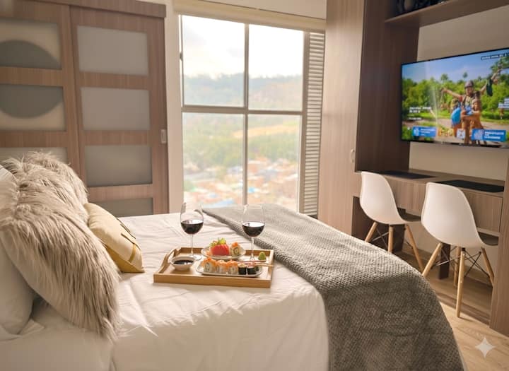 Cómodo Y Con Hermosa Vista Desde El Piso 24 - Bogotá