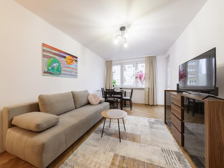 Latte Apartment 2 Chambres Fermées | Centre-ville - Varsovie