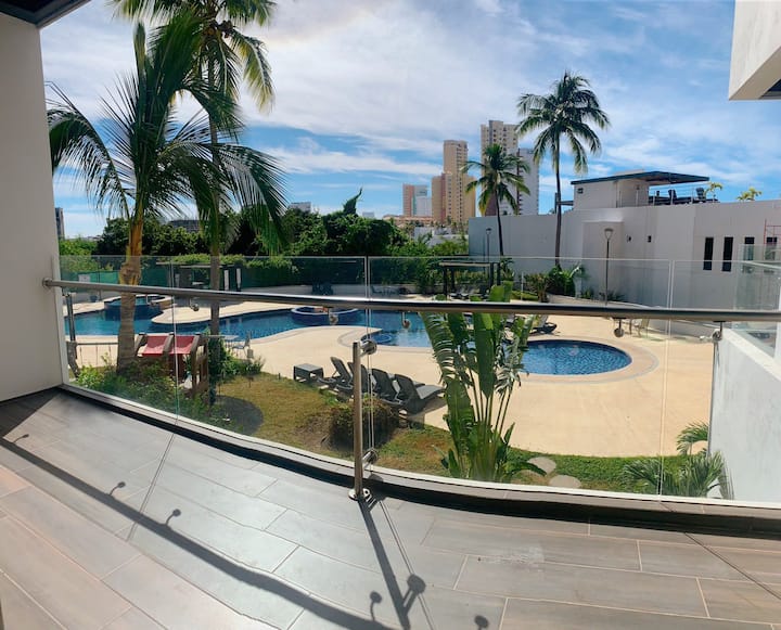 Loft Cerca Del Mar Con Piscina Y Estacionamiento - Mazatlán