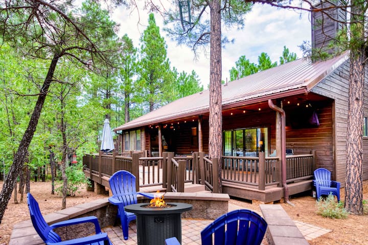 Torreon Cabin W/ac, Furnished Deck, Bbq, & Firepit - Show Low, AZ