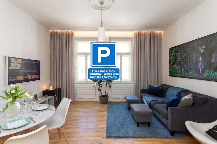 Chic, Walkable Sights - Free Parking (2 Km Away). - Praga
