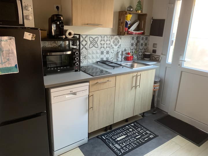 Bel Appart Cosy Centre Veules Wifi Parking Privé - Veules-les-Roses