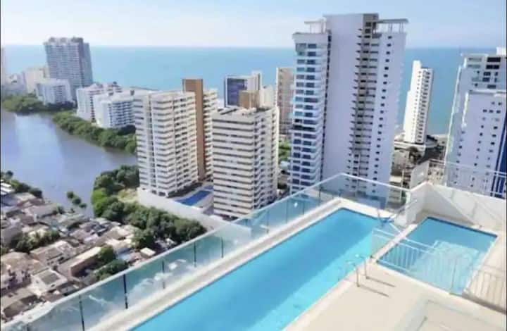 Luxury Apartment, Beach , Gym & Pool - Cartagena