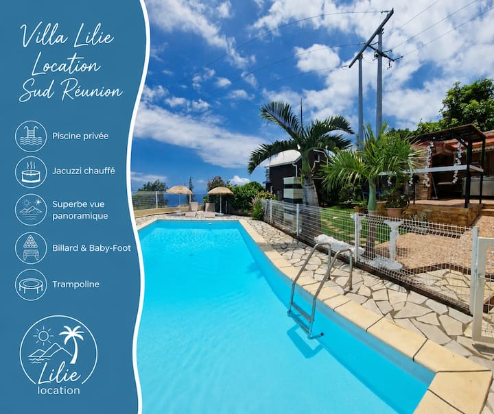 Lilie Location Sud De La Réunion Jaccuzzi Chauffée - Saint-Pierre