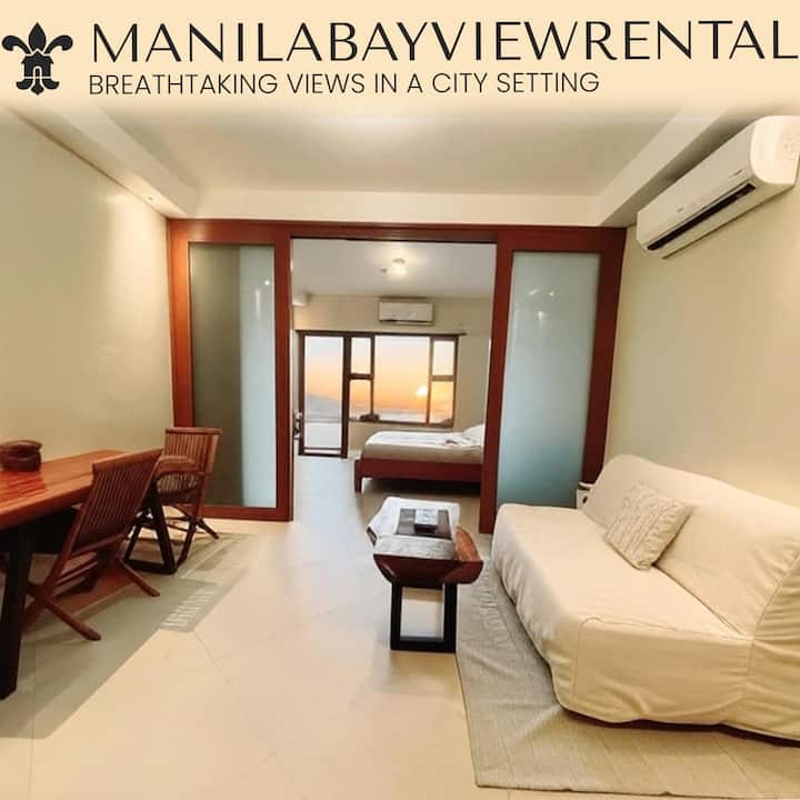 Luxury King 1br 1ba W/balcony Bayview Pool Netflix - Manila