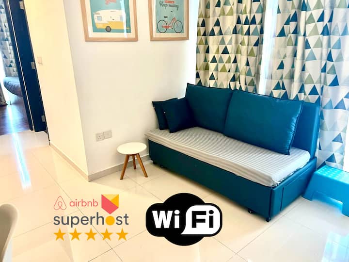 1-4pax Entire Apt 7mins Mrt,  Airport, Jewel & Mbs - Singapore