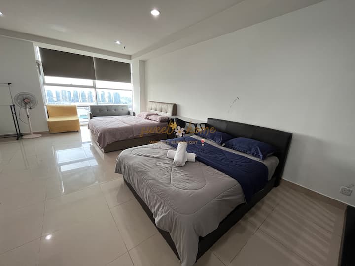 #22 Studio Next To Lrt【ss15 Courtyard, Subang】5pax - Subang Jaya