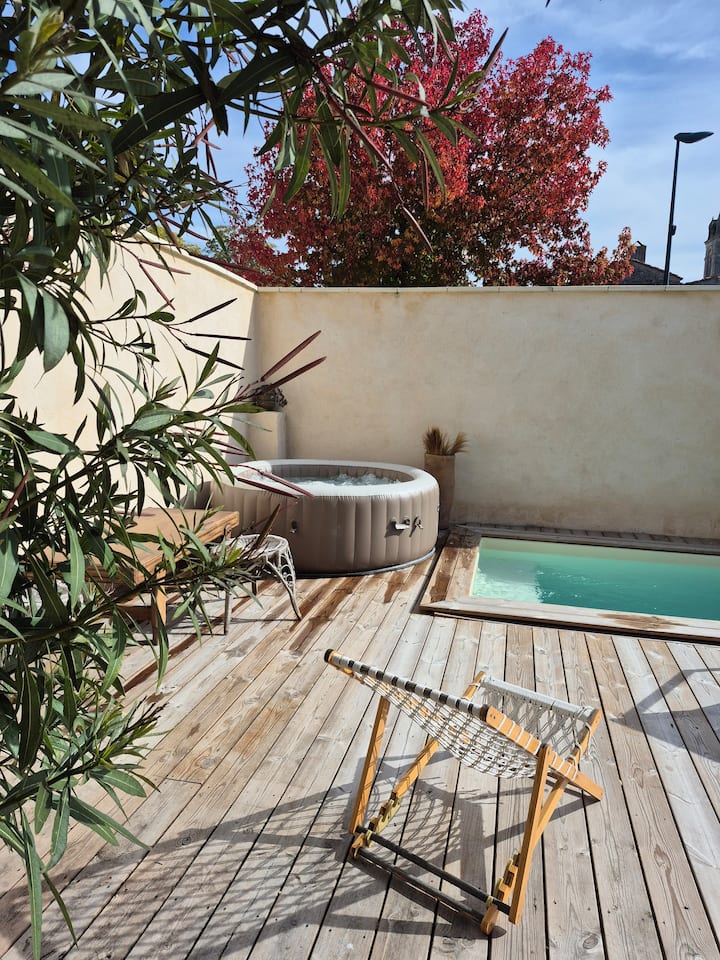 Maison D'exception Avec Piscine & Jacuzzi Privé - Lesparre-Médoc