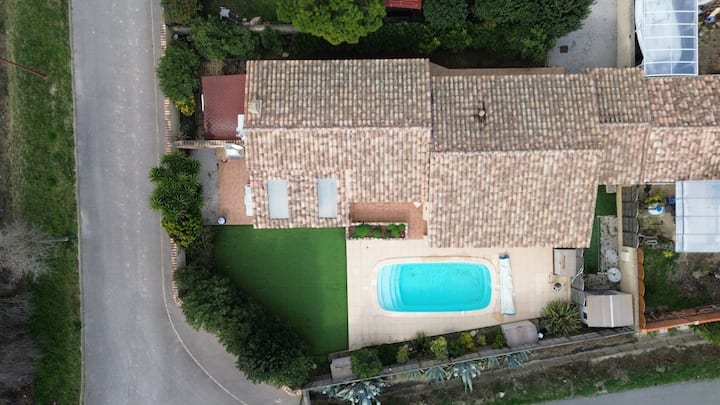 La Flemme En Rose- Villa Avec Piscine-pet Friendly - Narbona