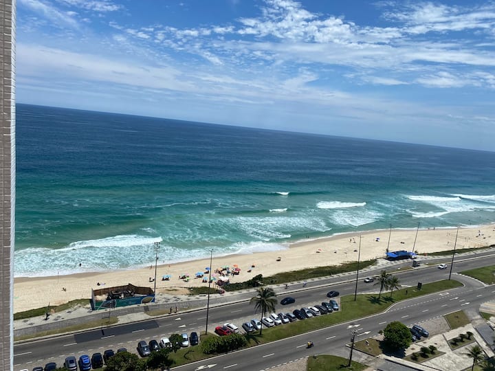 Excelente Apartamento Frente Praia Com Vista Mar - Rio de Janeiro