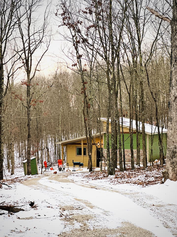 Private Hot Tub "The Fox Den" Cabin For 2 In Woods - Lake Wappapello, MO
