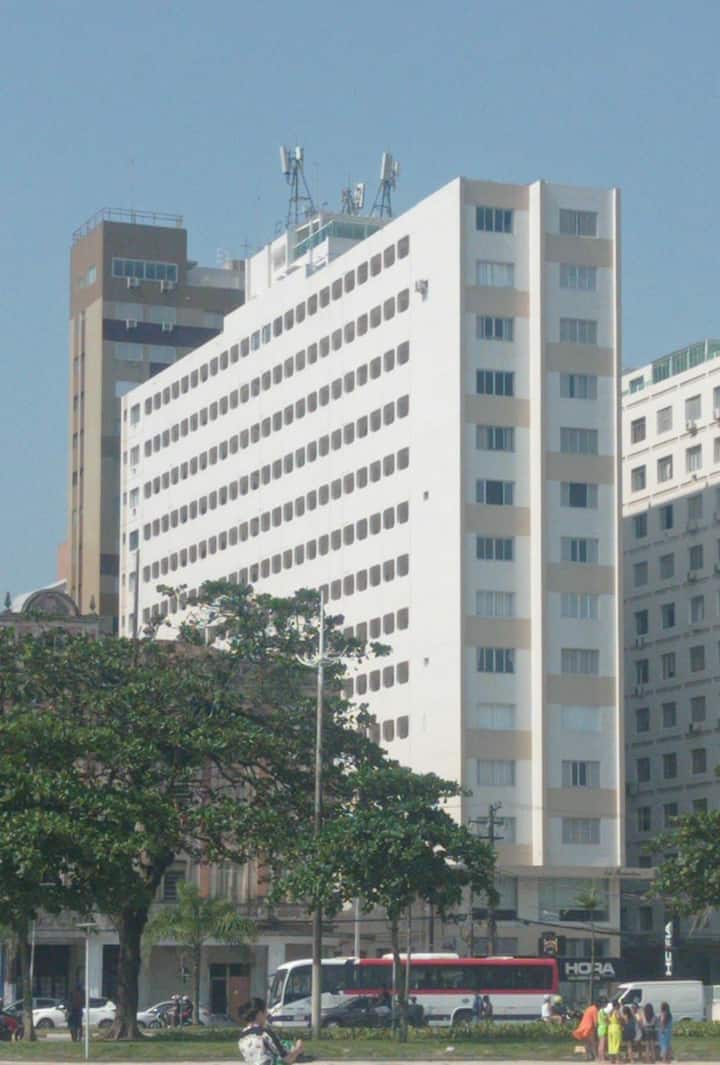 Apartamento Beira-mar Praia Do Gonzaga. - Santos