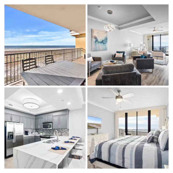 Luxury Gulf Front Penthouse! 2brm Condo. - Dauphin Island, AL