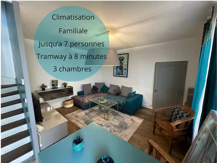 Maison De Ville T4 Confortable - Tours