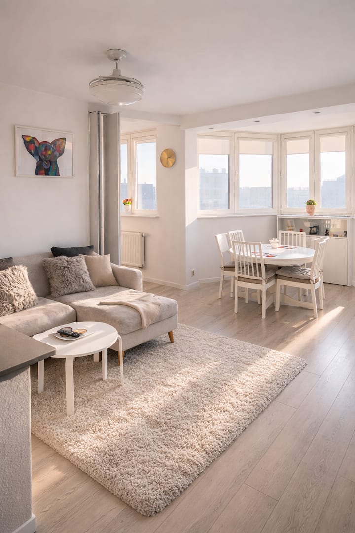 Beautiful Apartment By The Metro.parking Included. - Warschau