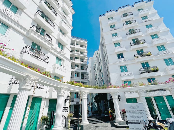 @708r/city Garden Olympus 靠近步行街.市中心.洗衣机 - Pattaya City