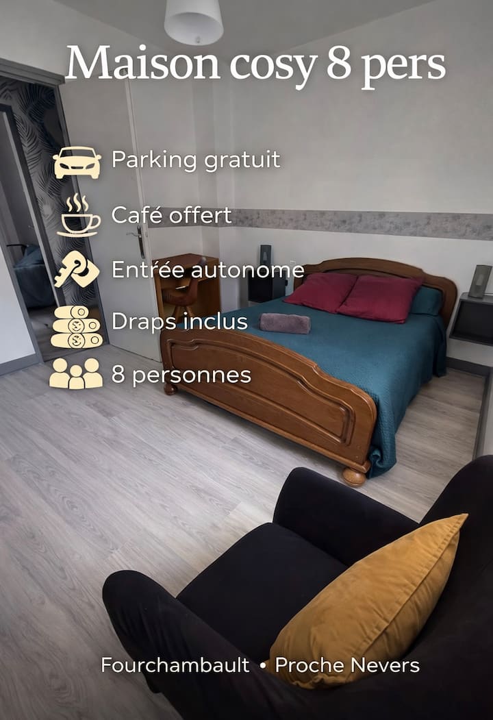 Maison Entière • Proche Nevers•loire à Pied - Nevers