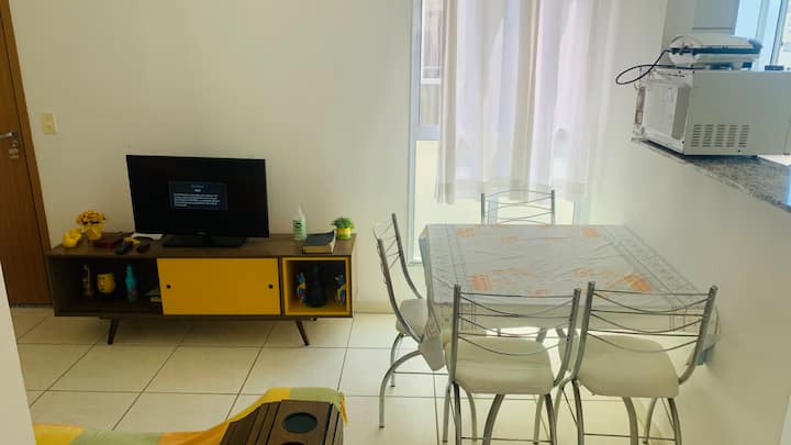 Ap Com Piscina E Ar-condicionado - Lauro de Freitas