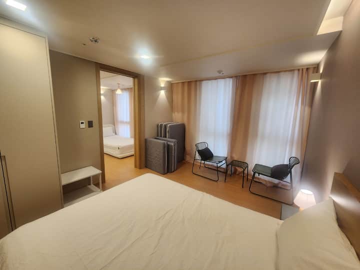 |고급콘도 Beachfront |호텔침구&Family&구남로 - Busan