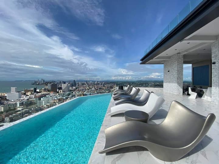 Brandnew 1bdr Arcadia Millennium Tower Close2 步行街 - Pattaya City